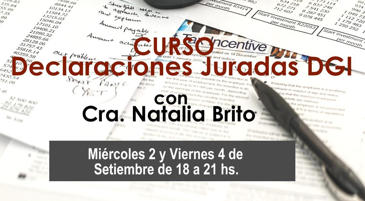 Curso Online Declaraciones DGI
